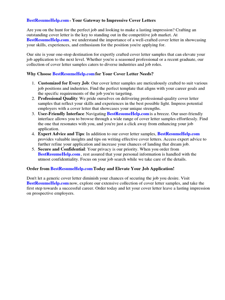 Canadian Cover Letter Samples Guide | PDF | Résumé | Employment