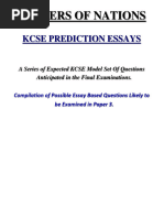 English Pp3 Final Gauge Prediction 2025 | PDF