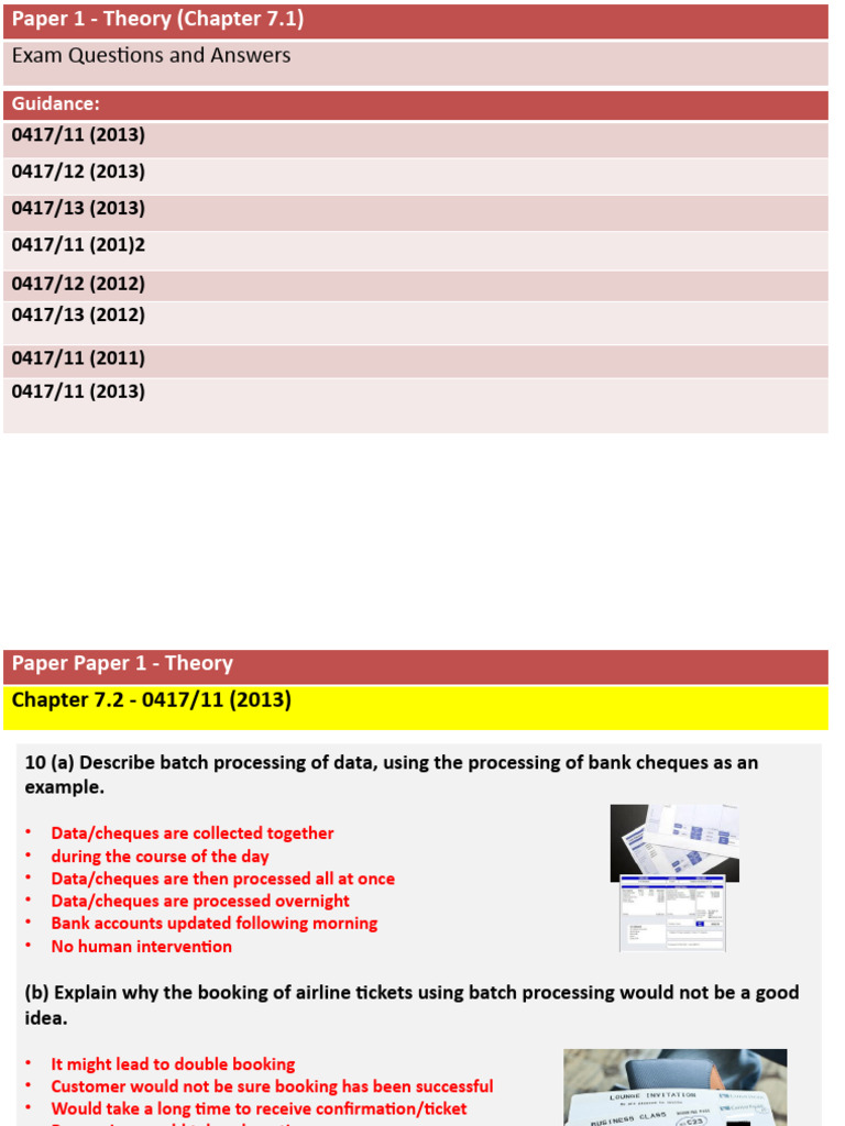 Exam Questions 3 Ict 0417 | PDF | Point Of Sale | Computing