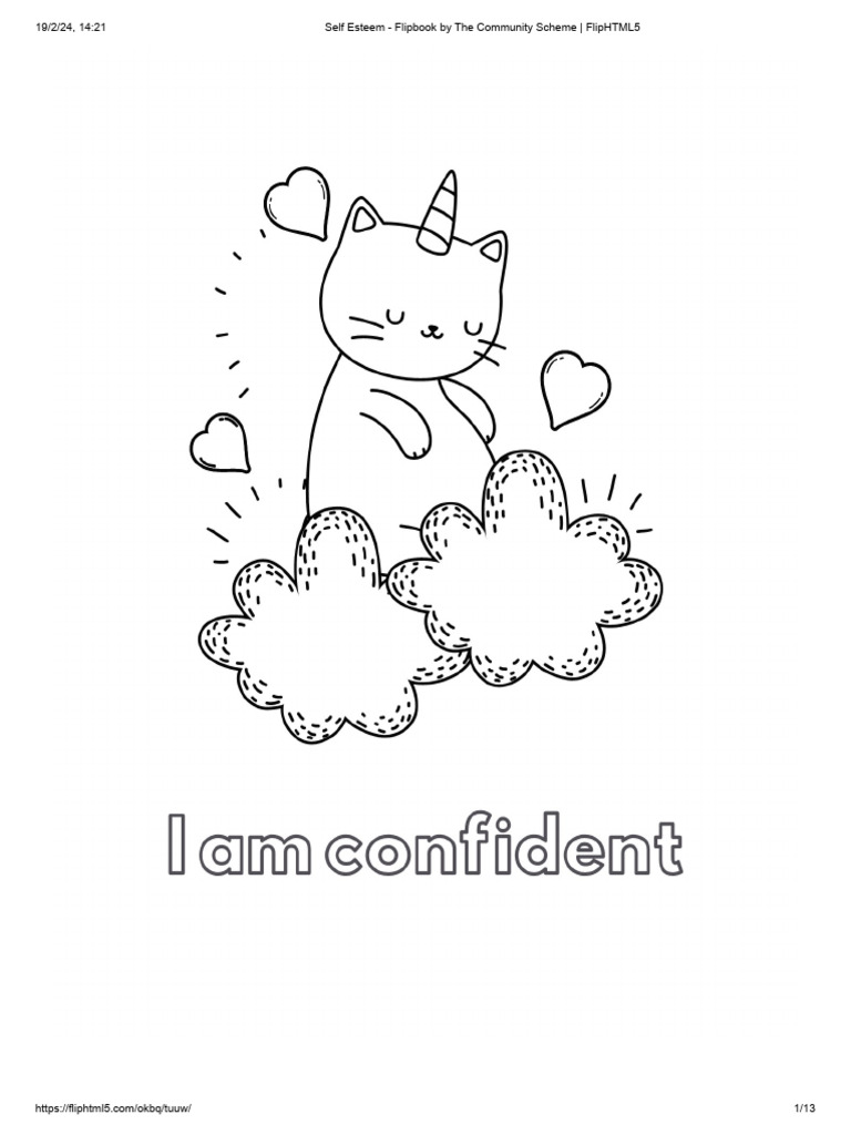 Self Esteem Flipbook Guide | PDF | Social Science