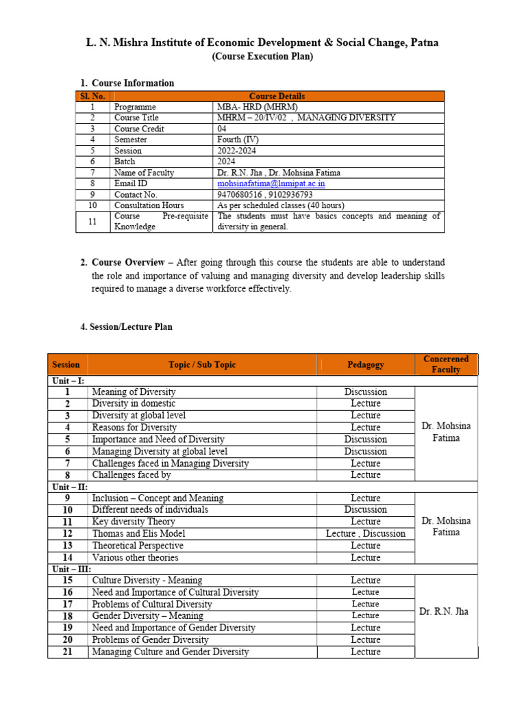 Diversity Lesson Plan | PDF