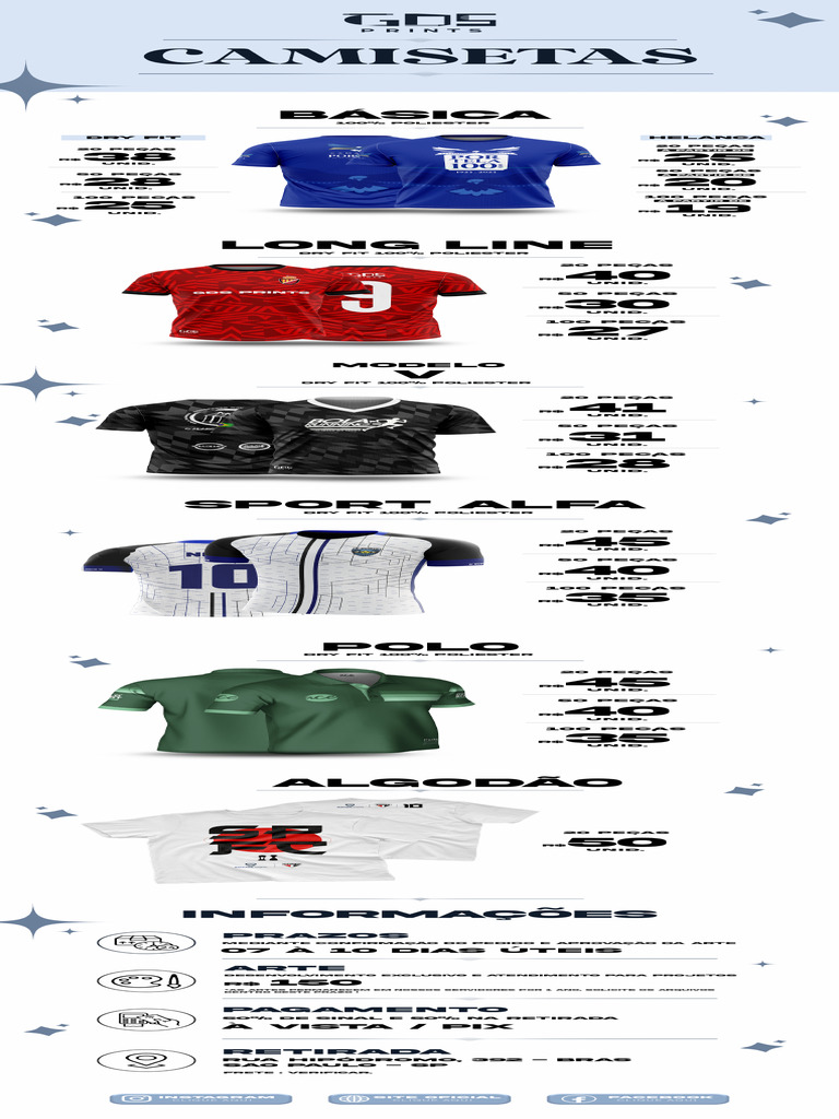 Catalogo Camisetas | PDF