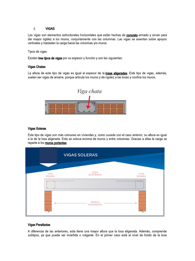 Columnas, Vigas y Losa Aligerada | PDF | Hormigón | Columna