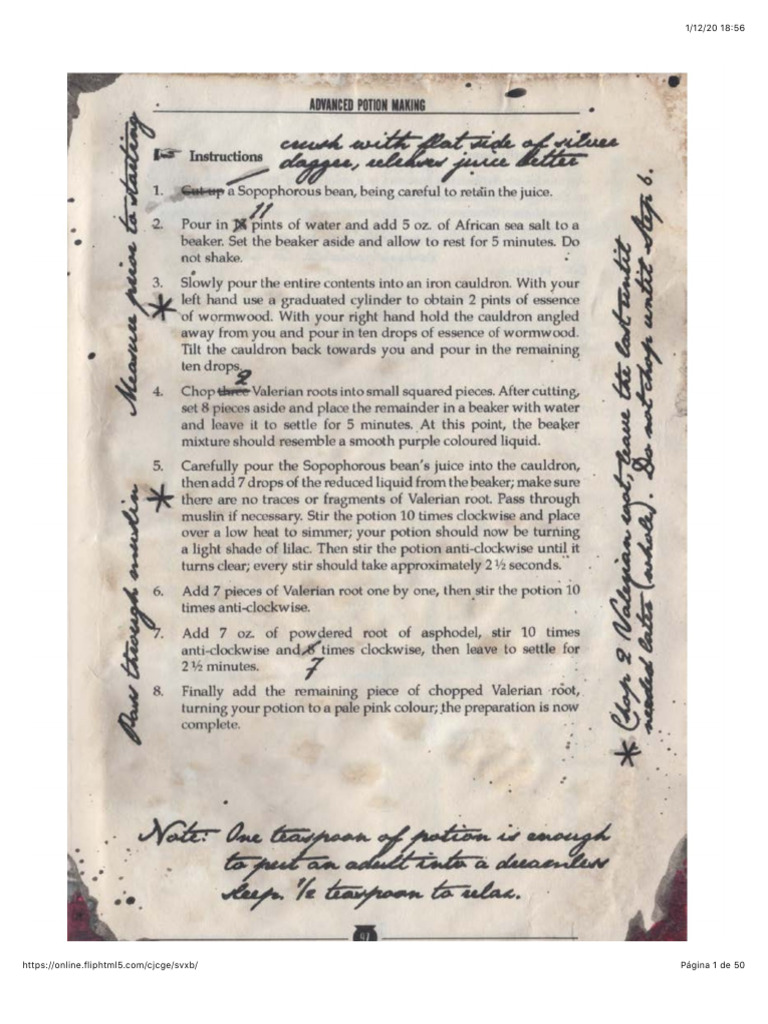 Advanced Potion Making Part 3 | PDF