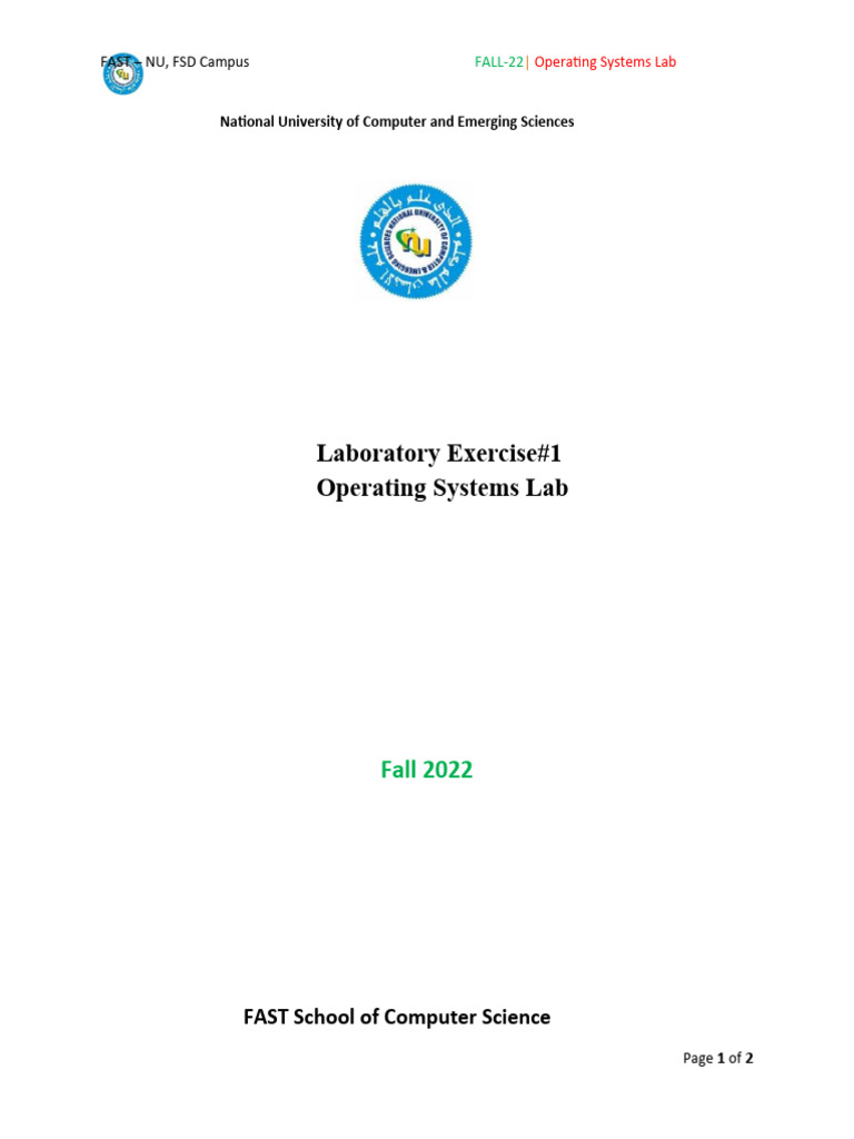 OS SE Lab1 | PDF | Computers