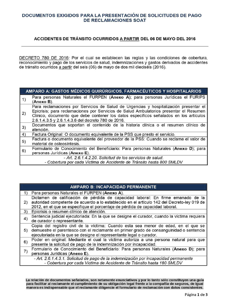 Formularios 2023 Aseguradora | PDF