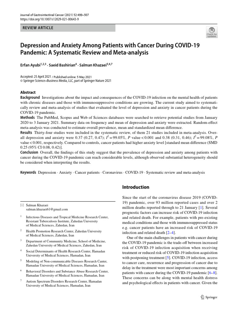 Systematic DP Cancer | PDF | Cancer | Systematic Review