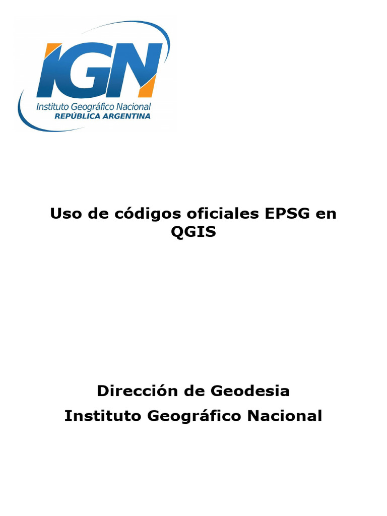 Uso de EPSG en QGIS: Guía Práctica | PDF | Geodesia | Informática