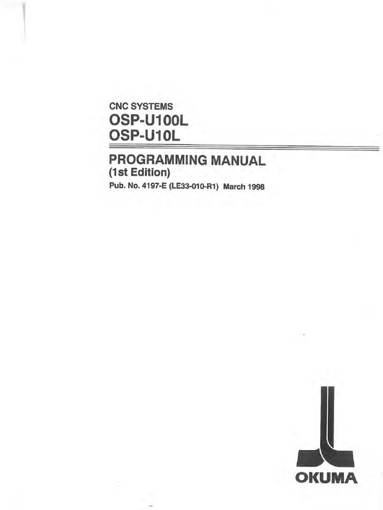 Okuma Manuals 1661 | PDF