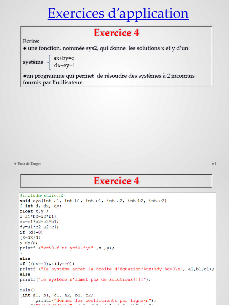 Exercice 4 | PDF