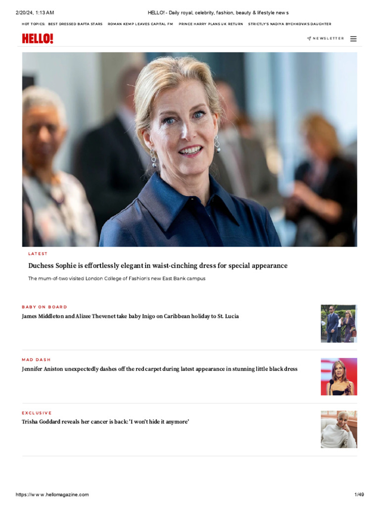 Celebrity News and Royal Updates | PDF | Lifestyle