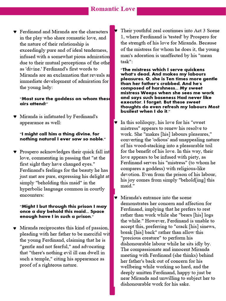 Romantic Love-Tempest | PDF