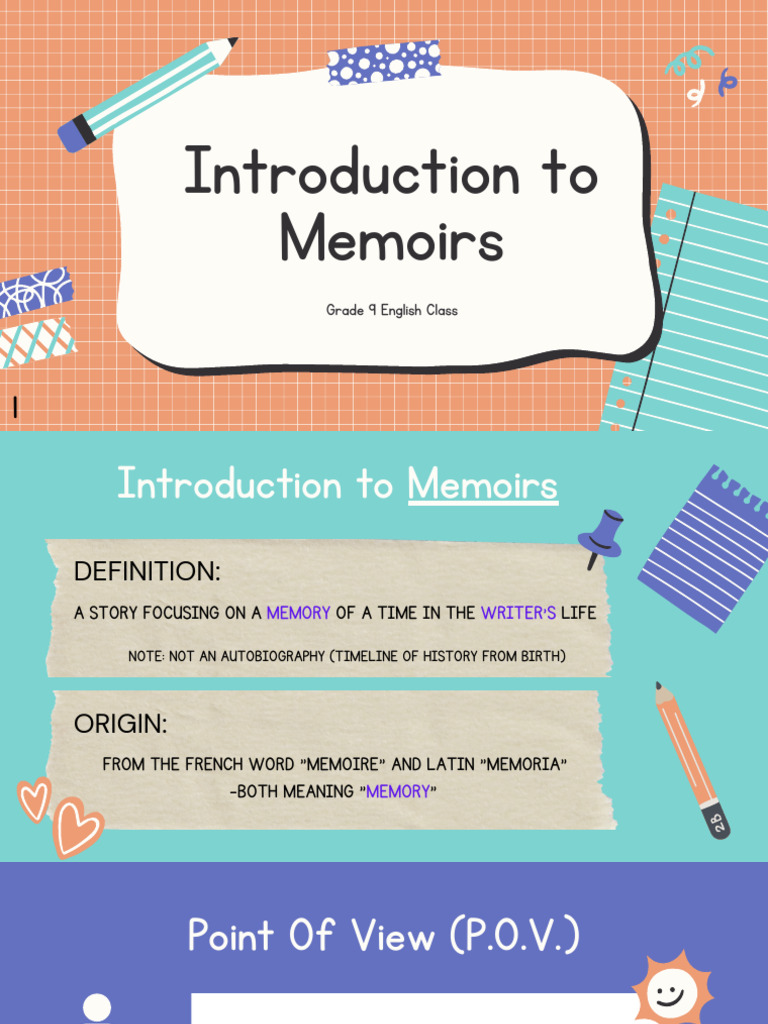 W1-Memoir Presentation | PDF