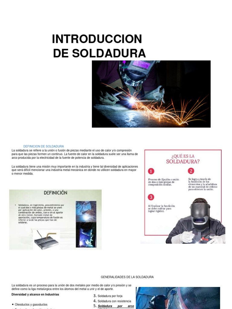 SOLDADURA TEMA 1 | PDF | Soldadura | Construcción