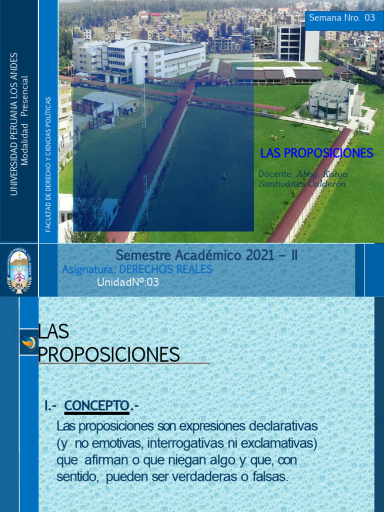 Semana 3-Proposiciones | PDF