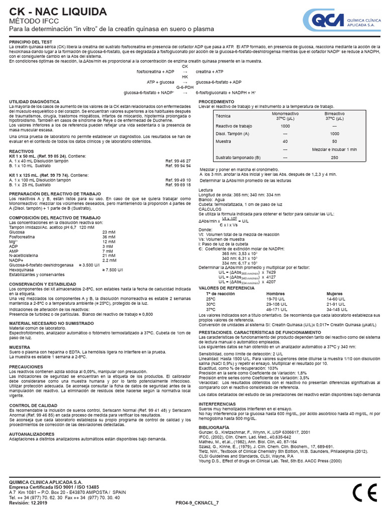 CPK Total | PDF | Química