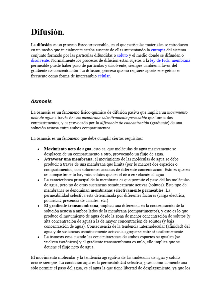 Globulos Rojos Eritrocitos | PDF | Glóbulo rojo | Difusión