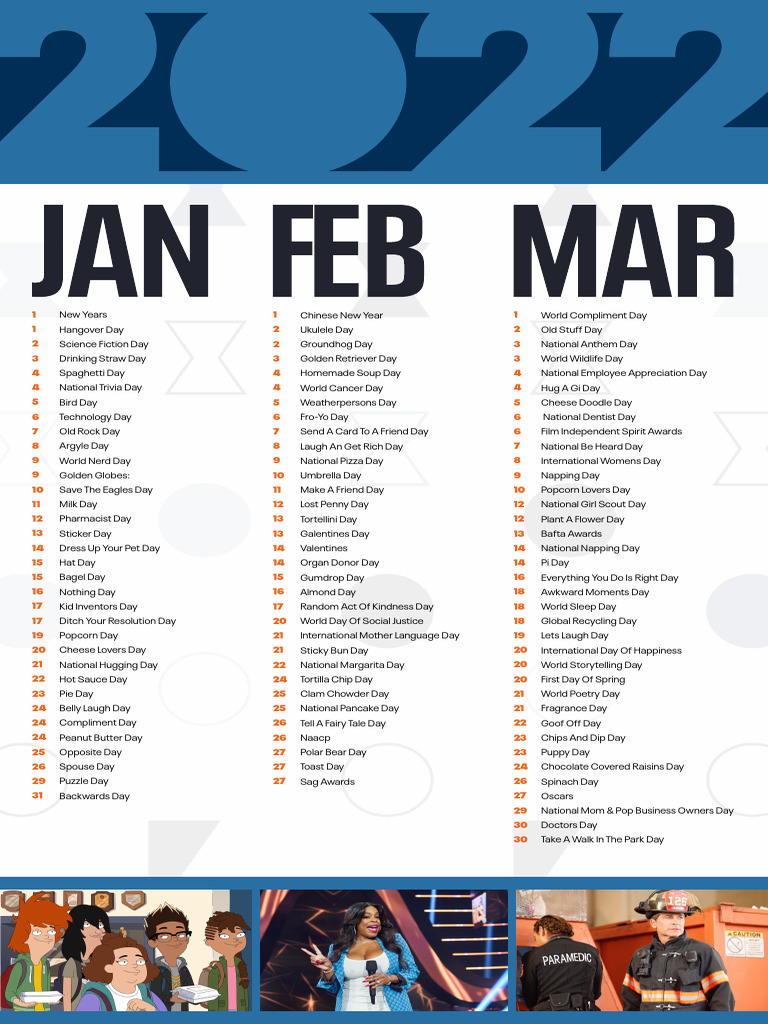 Jan - Feb - Mar Events Calendar | PDF | Cuisine | Cooking