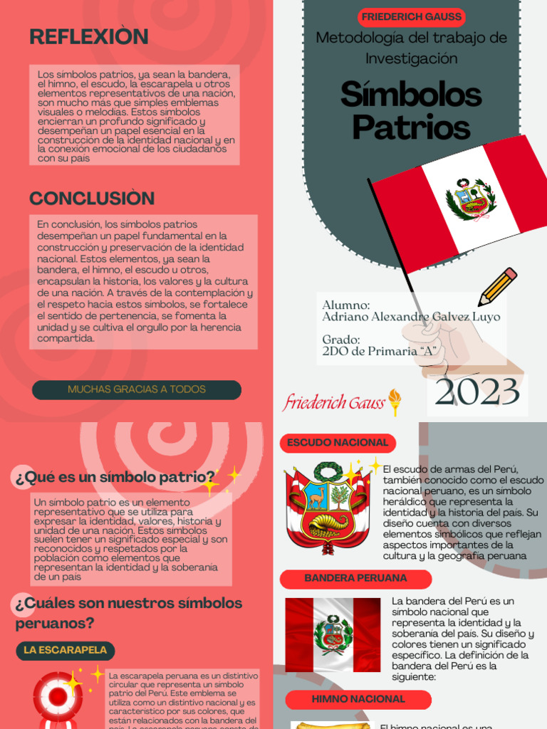 Símbolos Patrios del Perú: Identidad Nacional | PDF | Nación | Perú
