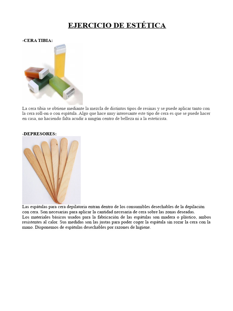 Ejercicio Estética de FP | PDF