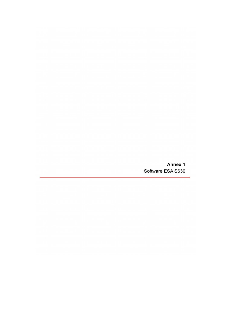 ESA S630 Installation Operation Manual | PDF