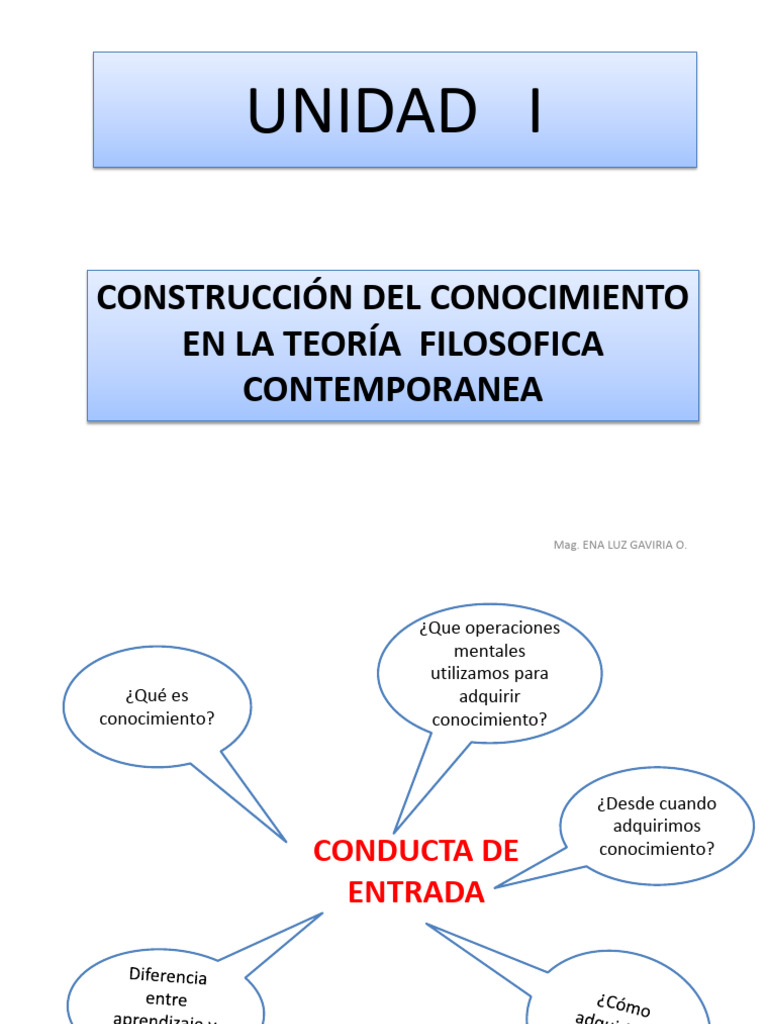 Primera Clase | Descargar gratis PDF | Conocimiento | Empirismo