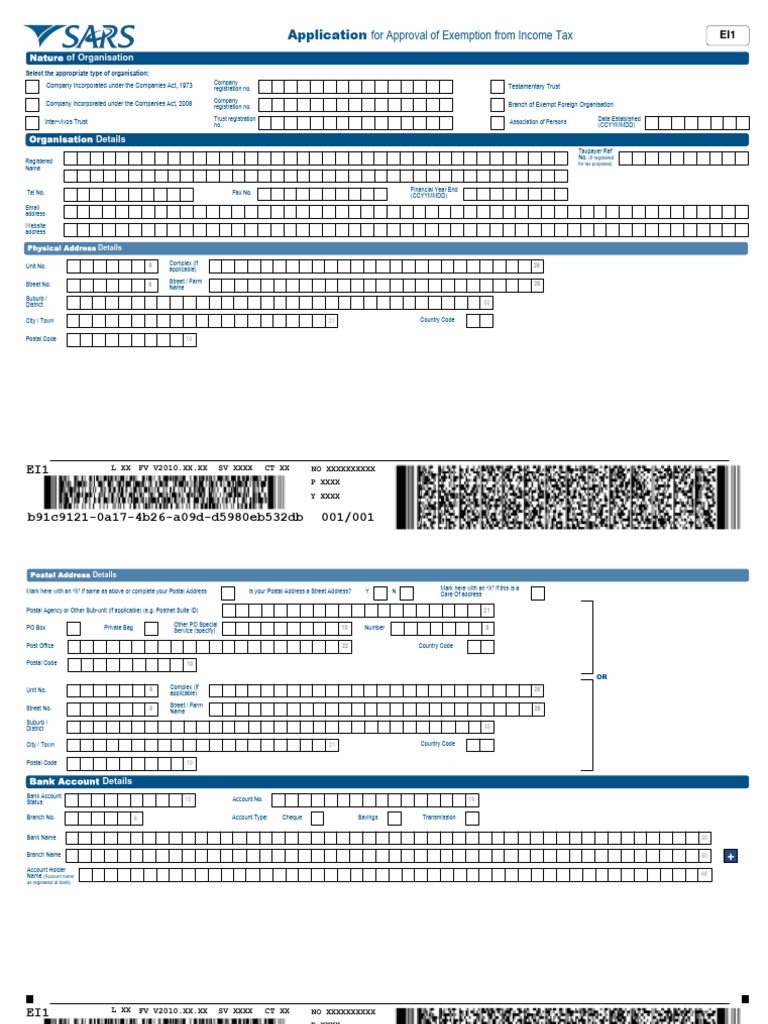 Ei1 Application For Exemption From Income Tax External Form Pdf