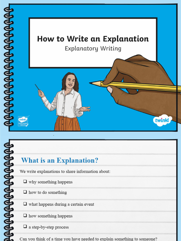 Roi Eng 1698360731 How To Write An Explanation Powerpoint Ver 1 | PDF