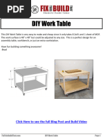 EAA Chapter 1000 Work Table Plans | PDF | Sports & Recreation | Home ...
