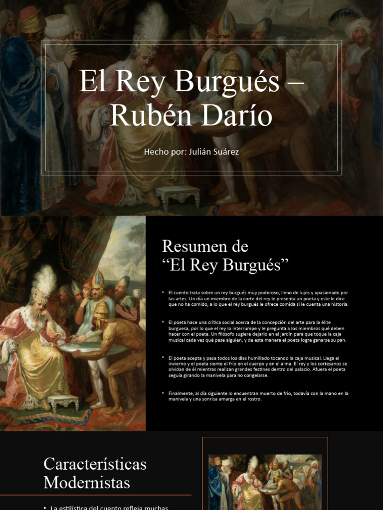 El Rey Burgués – Rubén Darío | PDF | Poesía