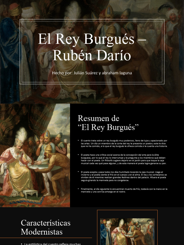 El Rey Burgués - Rubén Darío | PDF | Poesía
