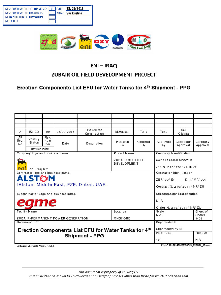 Eni - Tank | PDF | Mechanical Engineering