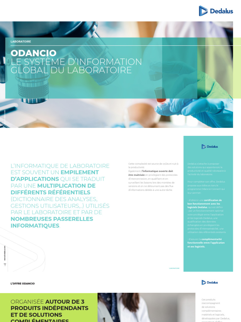 Brochure Dedalus Odancio FR | PDF