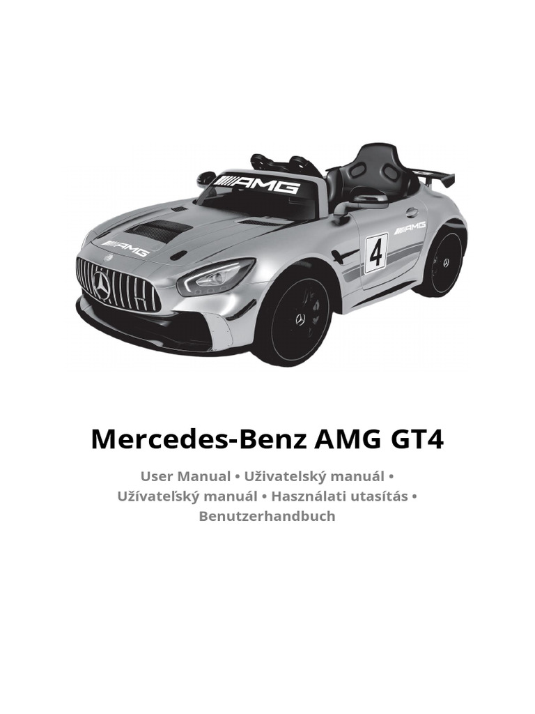 STX Mercedes Benz AMG GT4 v2 | PDF | Rechargeable Battery | Battery Charger