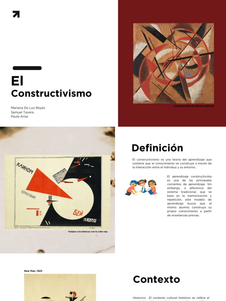 El Constructivismo | PDF | Constructivismo (filosofía de la educación) | Aprendizaje