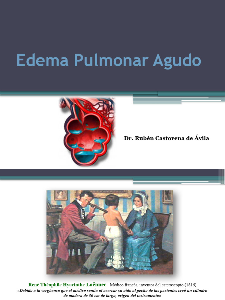 Edema Pulmonar Agudo: Tipos y Tratamientos | PDF | Edema | Enfermedades ...