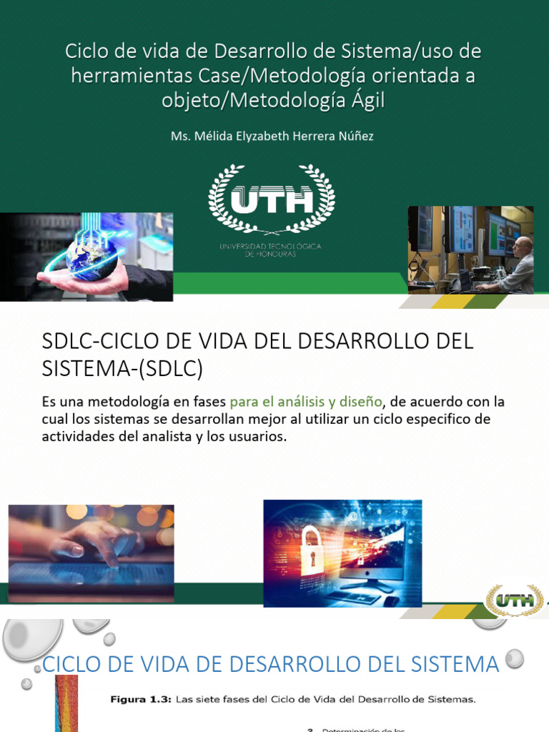 Ciclo de Vida de Desarrollo de Sistema Metodologia Oo y Metodologia Agil Herramientas CASE ...