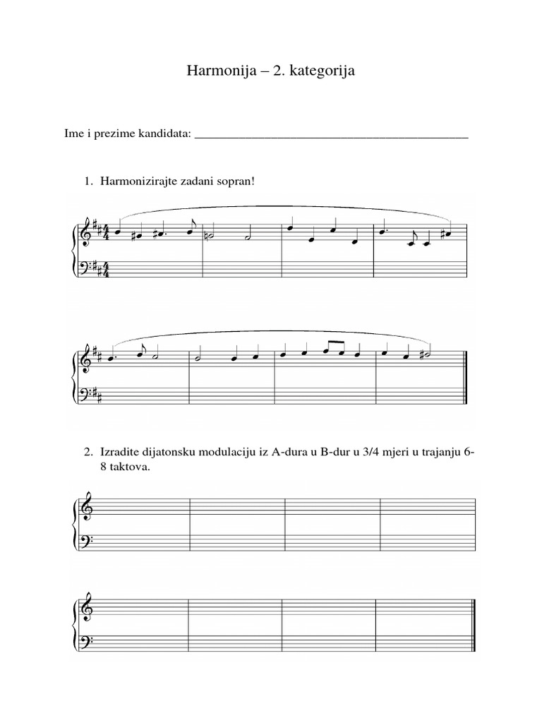 Harmonija 2 | PDF