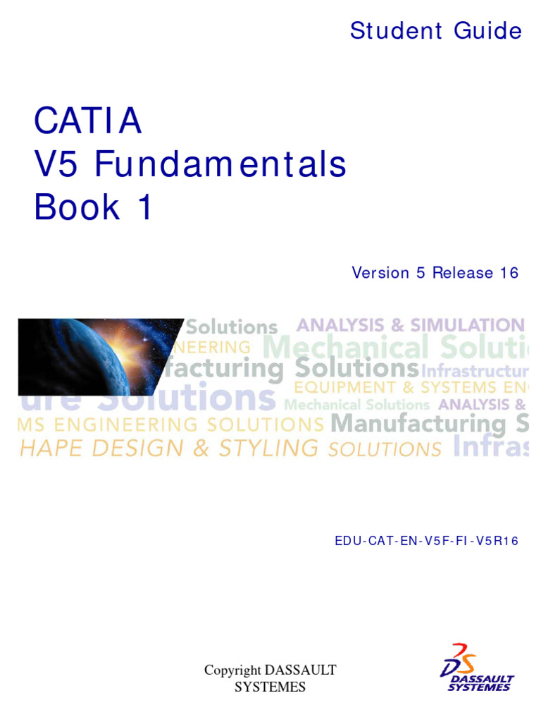 Catia Book - 1-Edu Cat en v5r16 | PDF | Product Lifecycle | Geometry