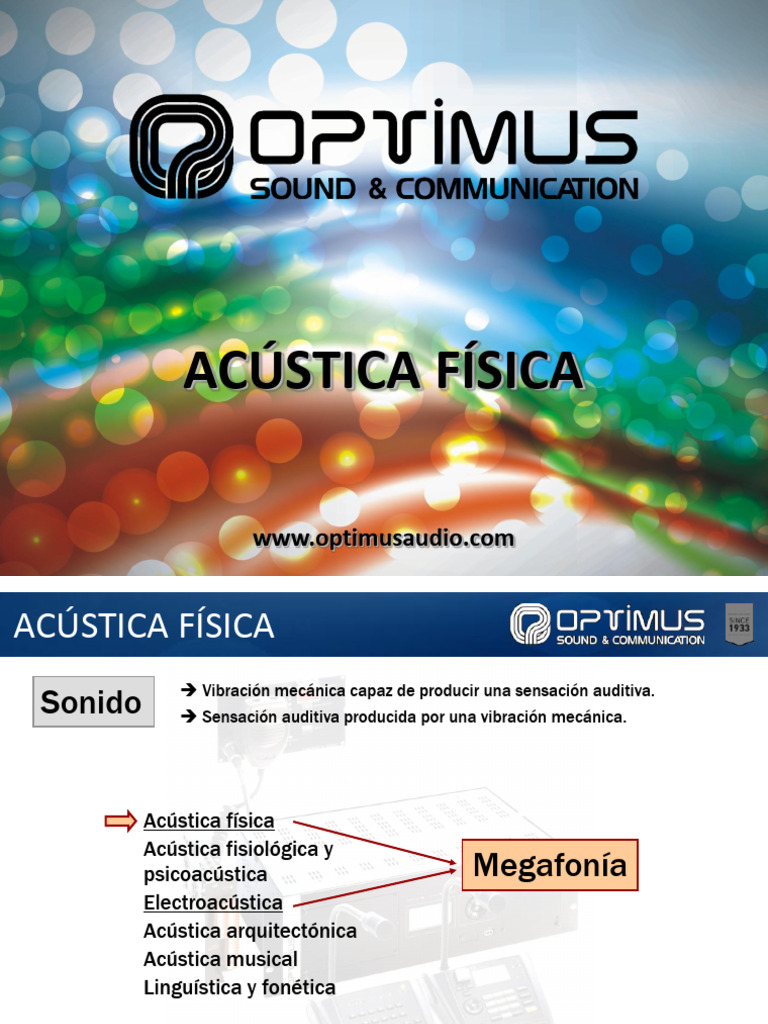 Fundamentos de Acústica Física | PDF | Sonido | Decibel