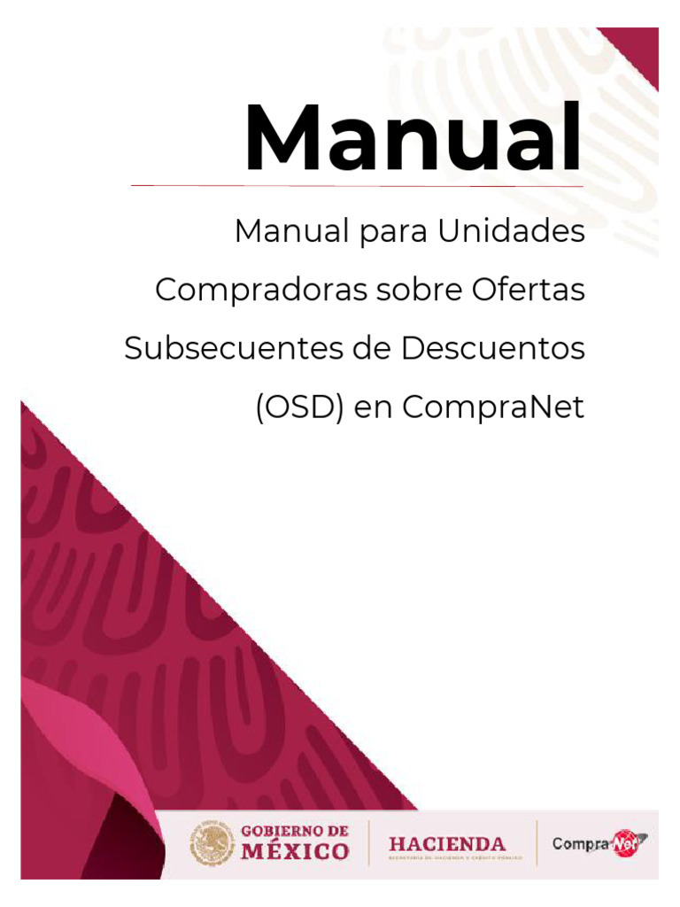 Manual - OSD para Unidades Compradoras 2021 | PDF | Subasta | Precios