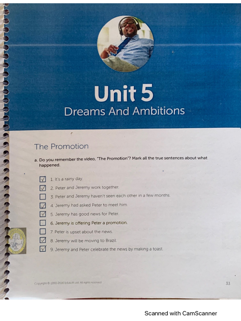 Workbook Unit 5 | PDF