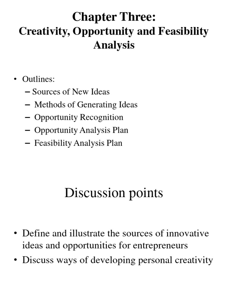 ppt enter mba ch3 | PDF | Feasibility Study | Entrepreneurship