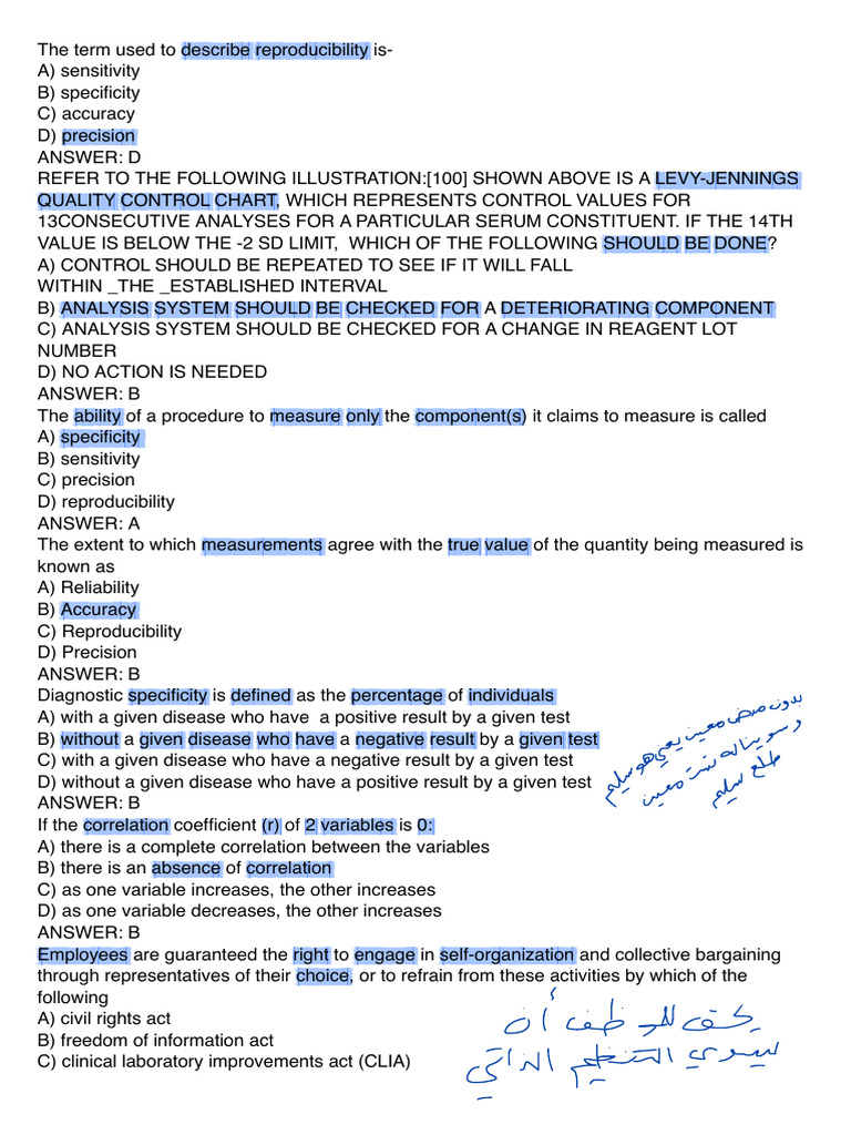 Lab Safety & QC | PDF | Sensitivity And Specificity | Hazards