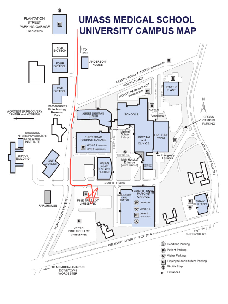 Umms Campus Map-2012 | PDF | Health Care | Public Services