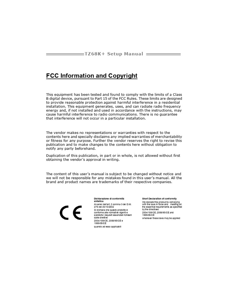 Iz68b-Aht 110719 | PDF | Bios | Computer Hardware