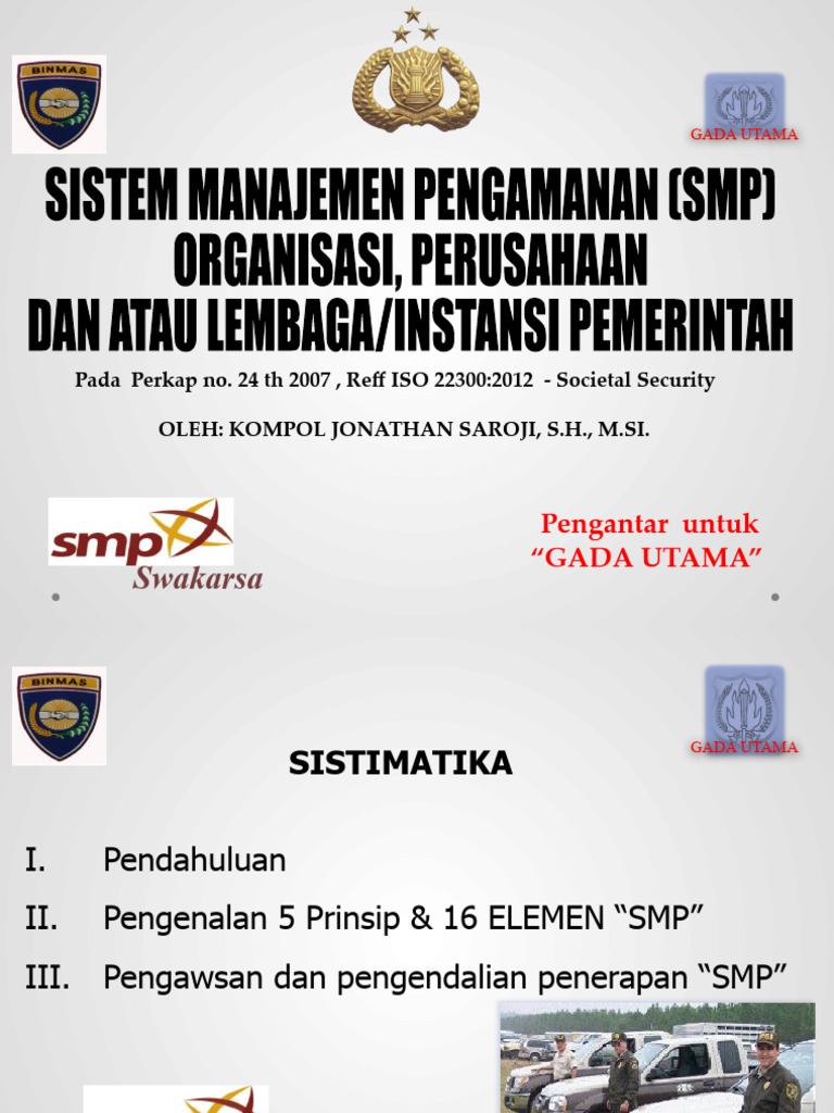 Sistem Manajemen Pengamanan | PDF