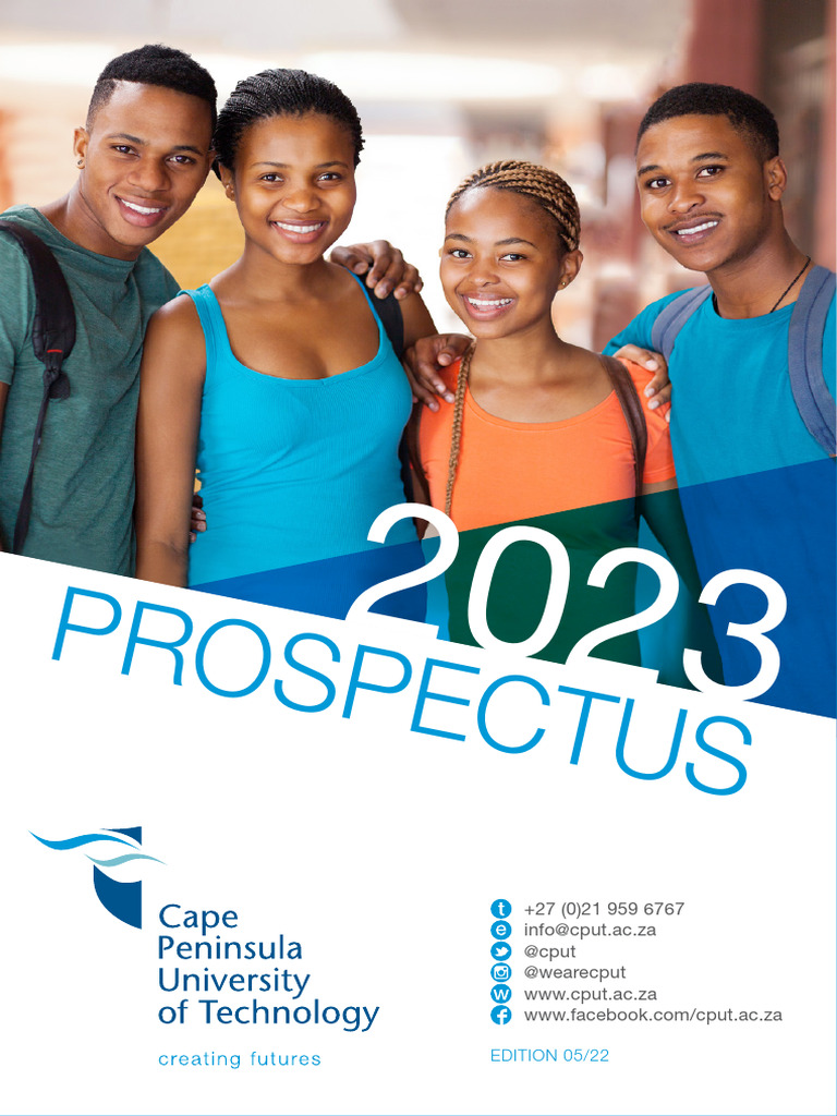 CPUT 2023 Admissions Guide | PDF | Mathematics | Agriculture