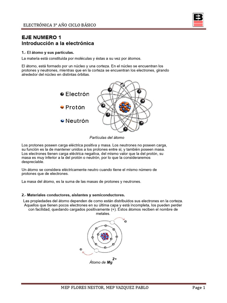 Introduccion a la electronica | PDF | Electricidad | Corriente eléctrica