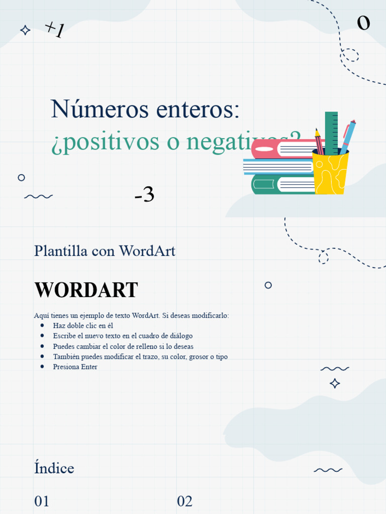 ES Integers - Positive or Negative - by Slidesgo | PDF | Entero ...